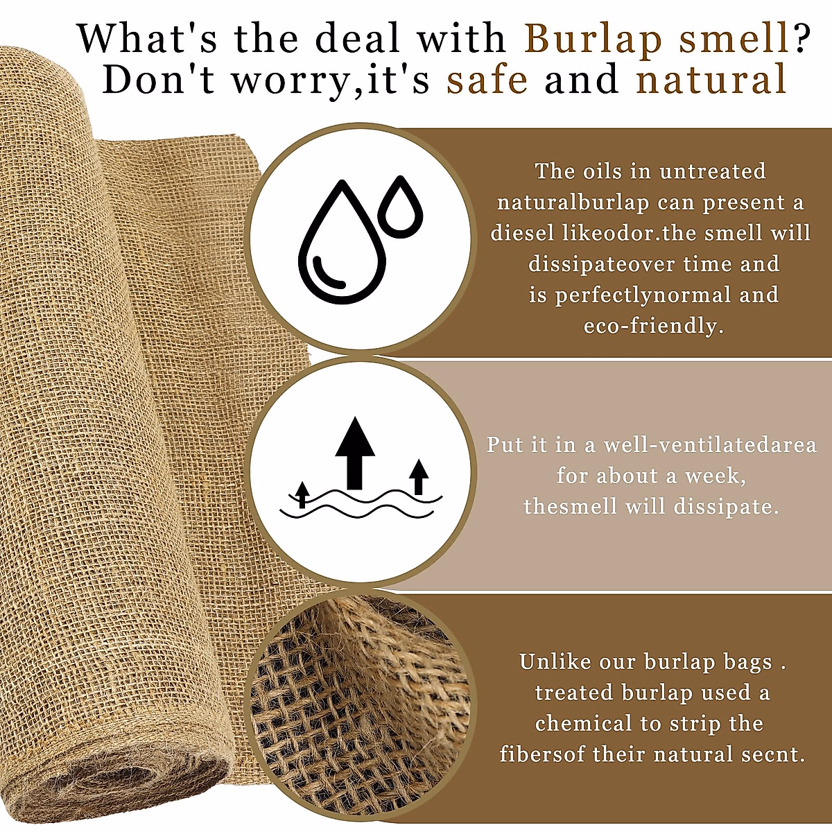 4 Roll Burlap Aisle Runner for Wedding Natural Burlap Rustic Jute Wedding Runway Carpet for Ceremony Outdoor Beach Garden Church Reception Craft Decorations 40 in X15 ft