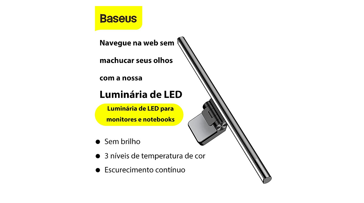 Baseus Monitor Light Bar - Eye-Caring Desk Lamp