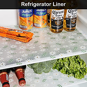 Cooyes Premium Cabinet Liner for Kitchen – Non-Slip Shelf Liners for Kitchen Cabinets – Waterproof Shelf Paper with Modern Pattern – Durable EVA Cabinet Liners