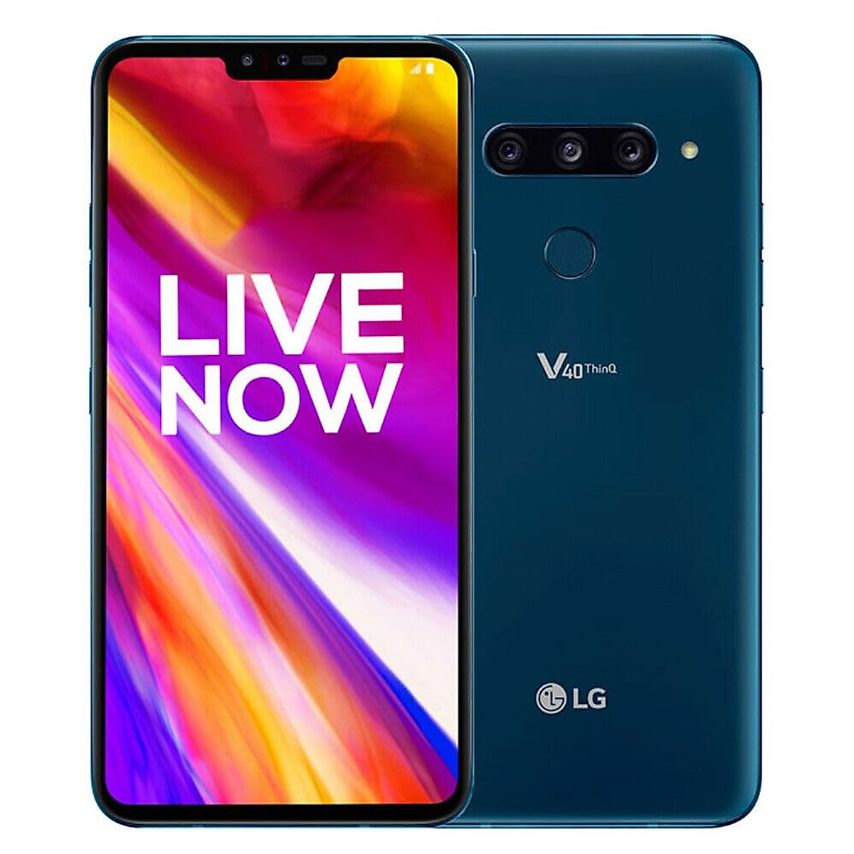 LG Electronics LG V40 LM-V405UAL - 64GB - Verizon Unlocked - Moroccan Blue (Renewed)