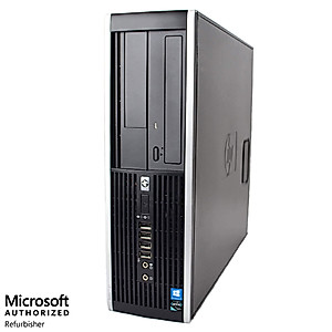 HP Professional Desktop Computer PC - Intel Quad Core i5 3.2-GHz, 8GB RAM, 240GB Solid State Drive, DVD, WiFi, Keyboard, Mouse, Windows 10 Professional (Renewed)