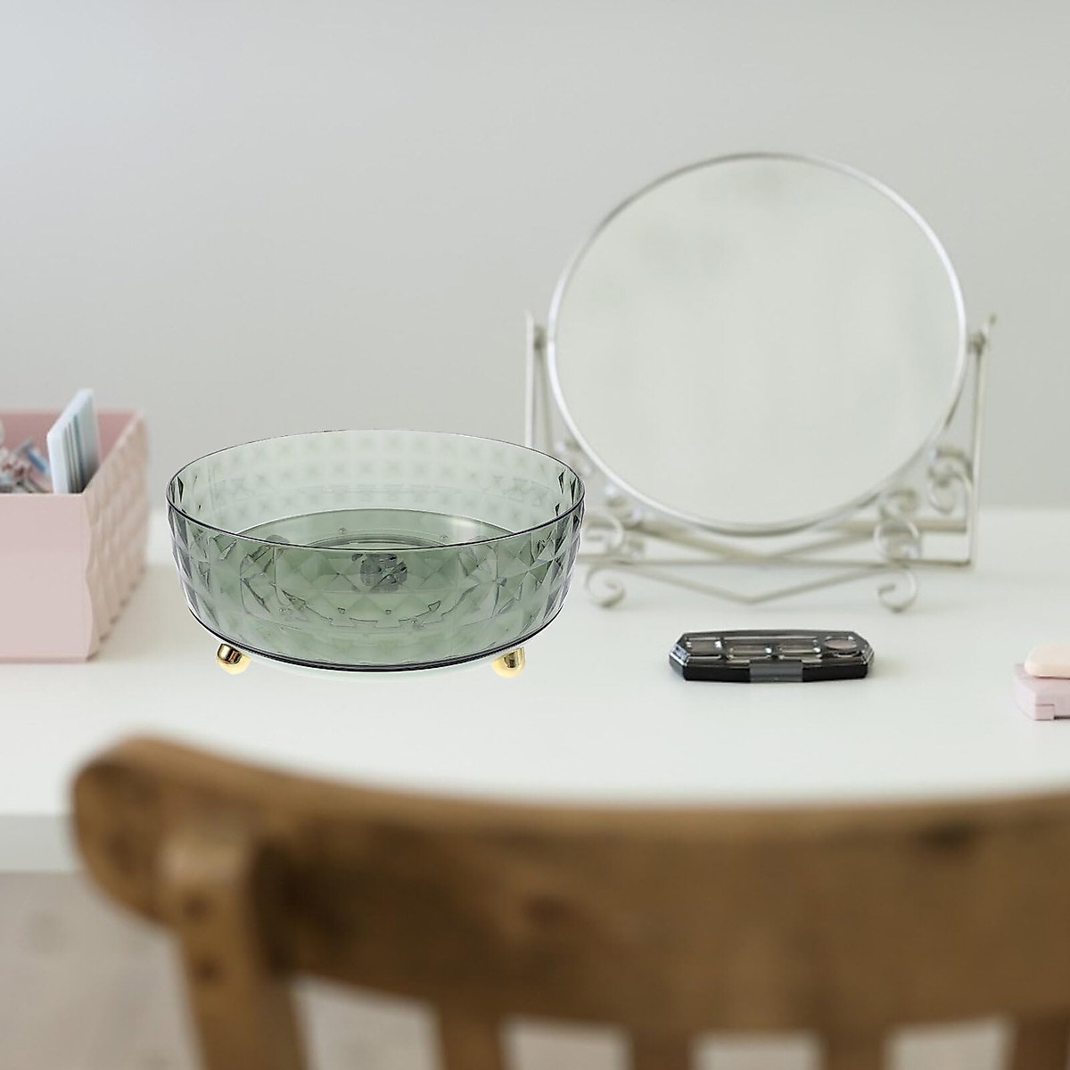 Cabilock shelf counter makeup palette skin care product holder skin care product rack rotating shelf Oil Salt Sauce Vinegar Storage Box skin care products face care organizer