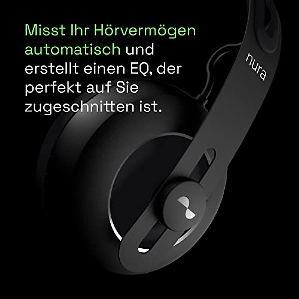 nura Nuraphone Wireless Bluetooth Headphones Over Ear with Ear Buds - Personalized Sound Profile, Active Noise Cancellation (ANC), Social Mode, Customizable Multi-tap Buttons, 20 Hour Battery Life