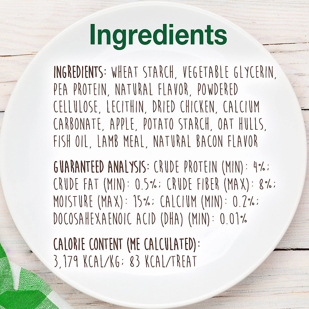 Nylabone Healthy Edibles Puppy Natural Long Lasting Dog Chew Treats Lamb & Apple Small/Regular (4 Count)