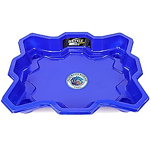 Aimoly Stadium Battle Arena Compatible with Battling Tops Game (Blue)