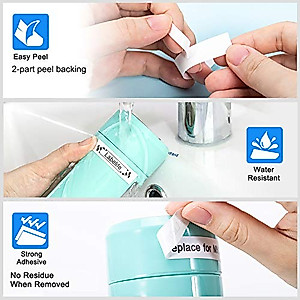 Replace for Brother M Tape P Touch 12mm 0.47 1/2, M-K231 M-K131 MK431 MK531 MK631 MK731 Compatible with Brother PT-M95 PT-65 PT-90 PT-80 PT-70bm PT-45 Label Maker Refill, 6 Color M Series Label Tape