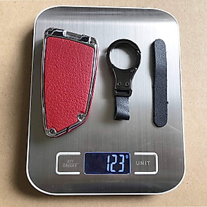 ontto Metal Leather Key Fob Cover with Keychain Key Protector Holder Jacket Skin Keyless Fit for BMW 1 2 5 7 M Series X1 X5 X6 Black