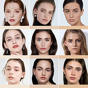 FV Foundation, Nourishing Classic Ivory Flawless Skin Lightweight Waterproof Moisturizing Concealer Lightweight Face Makeup BB Cream Liquid Foundation 1 Fl Oz(30ml) 2 Pack