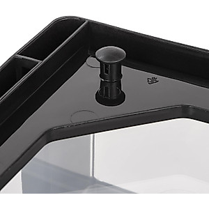 IRIS USA Medium 3-Drawer Desktop Organizer with Open Tray Top, for Office, School, Stationary, Makeup Organizer, Bathroom, Utility, Medical Supplies, Desk Organizer, Versatile Storage, Black