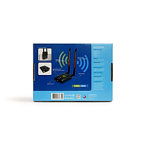 【New Version Type-C WiFi USB】 ALFA AWUS036ACH Long-Range Dual-Band AC1200 Wireless Wi-Fi Adapter w/2x 5dBi External Antennas – 2.4GHz 300Mbps/5GHz 867Mbps – 802.11ac & A, B, G, N