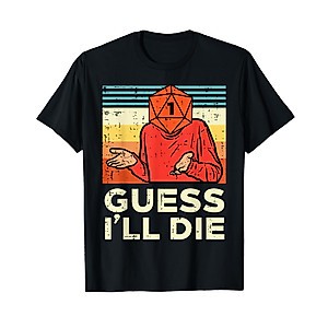 Rpg Gamer 1 Guess Ill Die Retro Men Boys Kids Youth T-Shirt