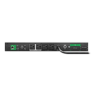 APC Smart-UPS 500VA Lithium Ion UPS with SmartConnect, SCL500RM1UC, Line Interactive, Sine Wave UPS, Short-Depth 120V Uninterruptible Power Supply
