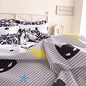 Vanson Black Bed Pillowcase Duvet Cover Quilt Cover Set 3D Print Decoration 3 Pieces Set Full Size