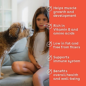 Pupford Freeze Dried Chicken Breast Treat for Dogs & Puppies - Healthy, Natural, Single Ingredient Dog Treats - Made in USA (3 oz)