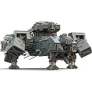 MOC-9803 Alien Commercial Spaceship Nostromo Spaceship Building Blocks,Small Particle Blocks MOC Set,Simulation Model,Compatible with L-e-g-o (9213PCS), 75 X 44 X 24.5cm