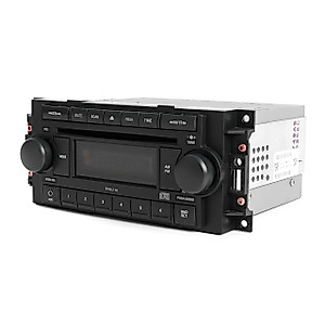 1 Factory Radio AM FM CD Auxiliary Input Bluetooth Compatible With 2004-2010 Jeep Dodge Chrysler REF P05064171AE