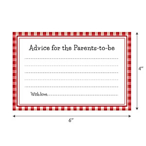 BBQ Baby-Q Advice for the Parent-to-be Baby Shower Cards - 24 count
