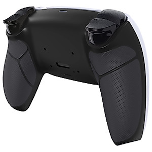 Black Performance Rubberized Grip Redesigned Back Shell for PS5 Controller eXtremerate RISE & RISE4 Remap Kit - Controller & RISE Remap Board NOT Included