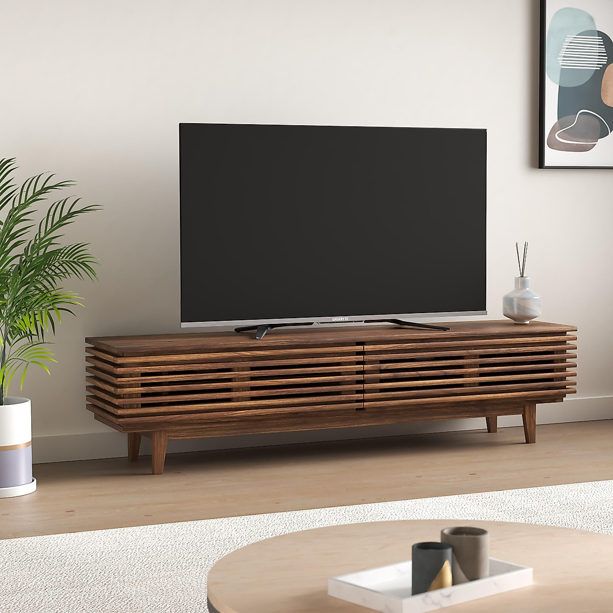 Gigabyte S55U 55" 120Hz 4K UHD Gaming Monitor, VA, 3840x2160 Display, 2ms Response Time (GTG), 2X HDMI 2.1 (48G, eARC), 2X HDMI 2.0, 2X USB 3.2 Gen 1 (S55U-SA),Black