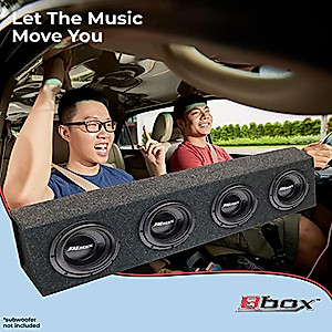 Atrend Pro Series 6x9 4 Way 6” x 9” Quad, Wedge Shaped Speaker Enclosure