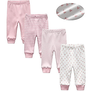 Kiddiezoom Unisex Baby Bodysuits Pants Baby Clothes Short Sleeve Bodysuits for Baby Girl