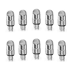 Mesh Fiber Tips (10 Pack) GUUGEI Stylus Pen Replacement Tips Suitable for capacitive Touch Screen,High Sensitivity, Soft, no Scratch Screen Pen tip