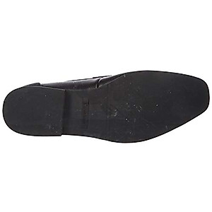 Calvin Klein Men's Jameson Loafers, Black Leather, 12