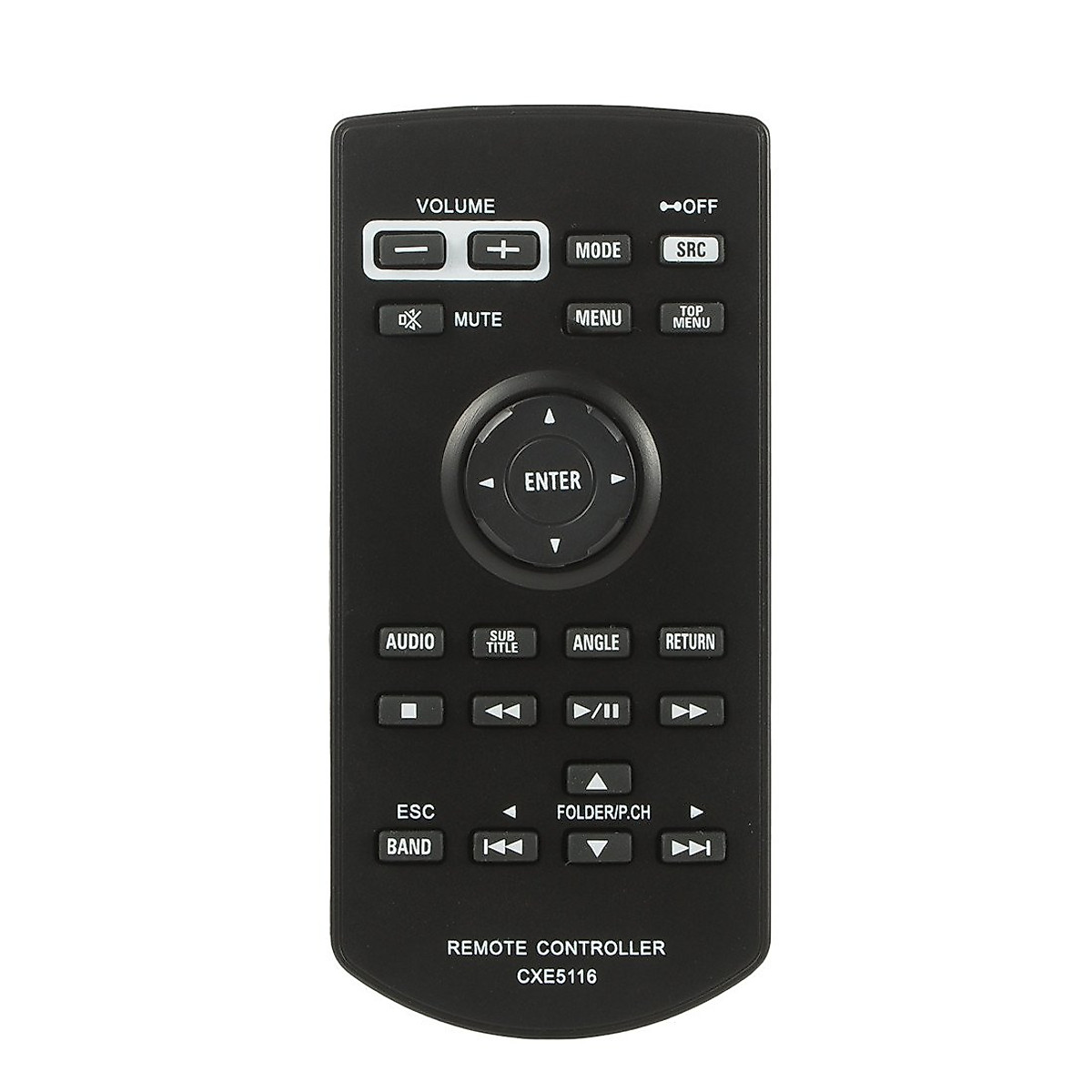 Remote Control for Pioneer AVHX3500BHS AVH-X3500BHS AVH-X4500BT AVHX4500BT AVH-X5500BHS AVHX5500BHS AVH-X1600DVD AVH-X2600BT AVH-X3600BHS AVH-X4600BT AVH-X5600BHS with Battery Installed