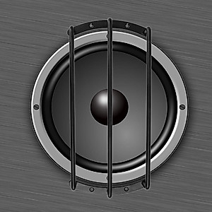 X AUTOHAUX 2pcs 10 Inch Metal Auto Car Bar Grille Speaker Subwoofer Grill Cover Protector