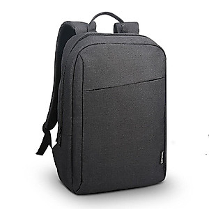 Lenovo Laptop Backpack B210, 15.6-Inch Laptop/Tablet, Durable, Water-Repellent, Lightweight, Clean Design, Sleek for Travel, Business Casual or College, GX40Q17225, Black Casual Backpack- Black