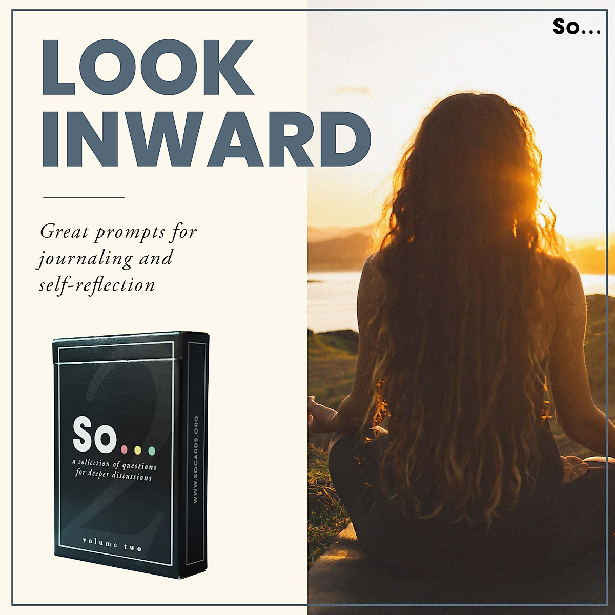 SO ... Cards Deep Conversation Starter Cards for Adults - Thoughtful & Engaging Question Card Games for All Occasions (Volume Two)