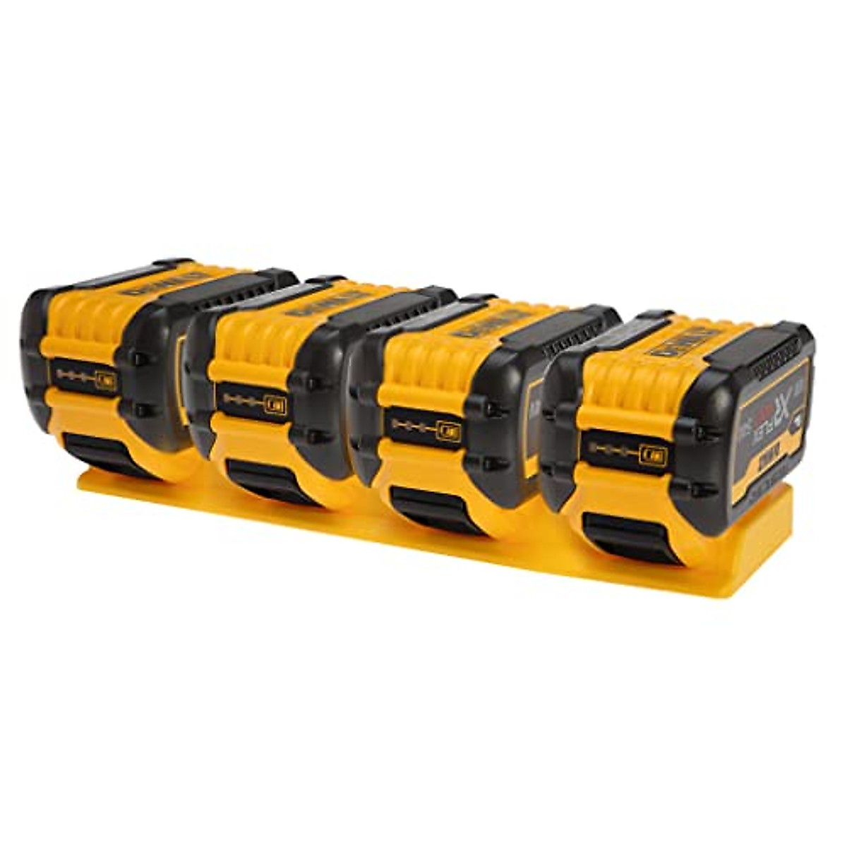 48 Tools - Battery Holder for DeWalt FLEXVOLT Batteries | 20V/60V | Wall Mount | Battery Storage for Truck, Trailer, Van, Workshop, Shelf, Toolbox