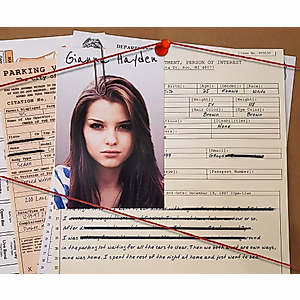 Detective Murder Unsolved Murder Mystery Game - Murder @ Park Place - Unsolved Murder Mystery Cold Case Files Game