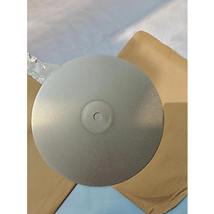 Diamond Flat Lap Disc, 8 Inch, 3000 Grit, 1/2 Inch Arbor, for Gemstone Glass Ceramics Grinding Polishing (3000 Grit)