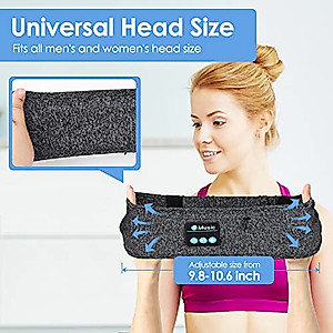 Wireless Headband Sleep Headphones Wireless Sports Headband Headphones Music Sleeping Headphones