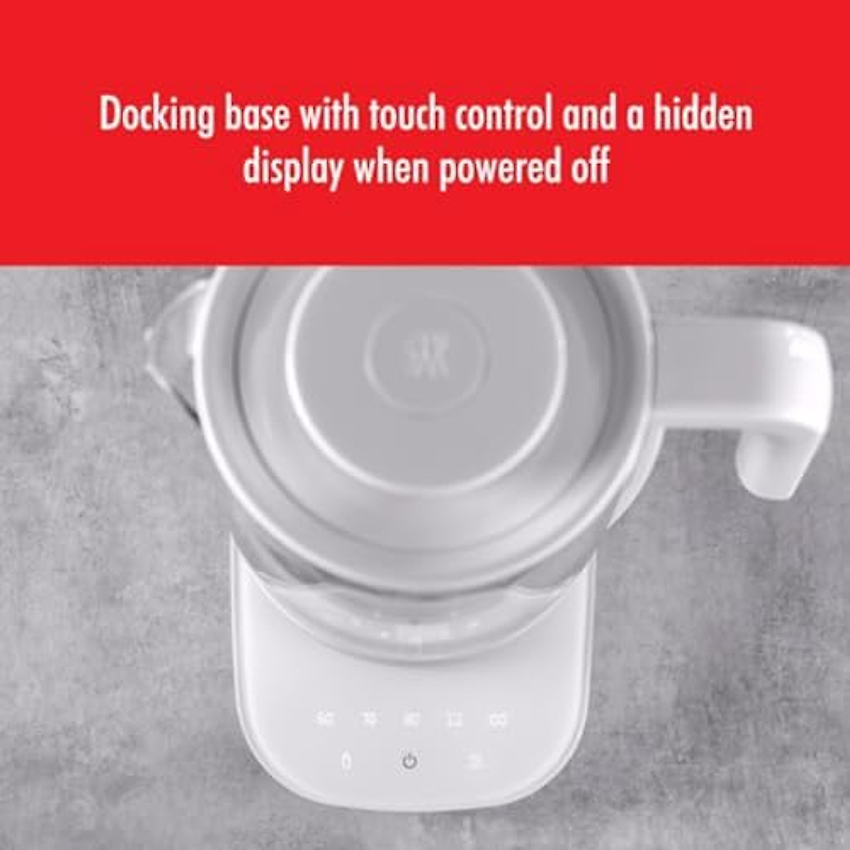 ZWILLING Enfinigy Glass Kettle 1.7L, Tea Kettle, 6 Preset Temps for the Perfect Cup, Tea Timer, Silver