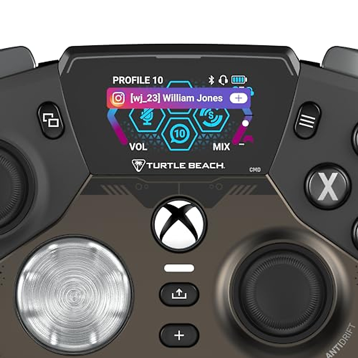 Turtle Beach Stealth Ultra High-Performance Wireless Gaming Controller Licensed for Xbox Series X|S, Xbox One, Windows PC & Android – LED Dashboard, Charge Dock, RGB Lighting, 30-Hr Battery, Bluetooth, Black