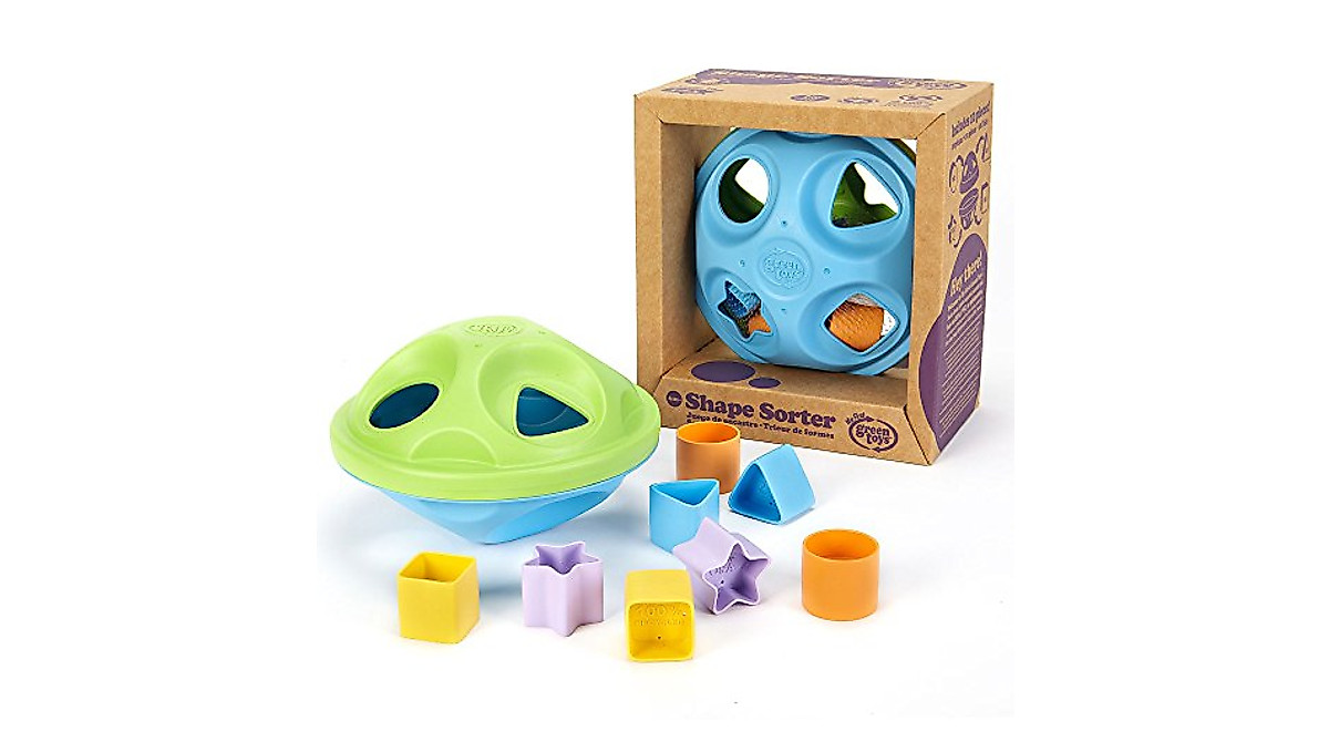 Green Toys Shape Sorter for Babies 6 Months+ Eco-Friendly & Safe