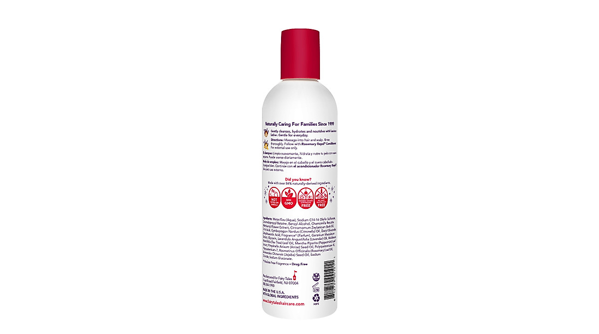 Fairy Tales Rosemary Repel Kids Shampoo for Lice Prevention – 12 oz