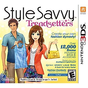 Nintendo 3DS Style Savvy Trendsetters Game