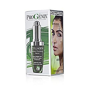 ProGenix Collagen Face Serum Skin Care Moisturizer Booster. Instant Plumping Serum With Hyaluronic Acid To Plump Fine Lines. 1 Fl Oz
