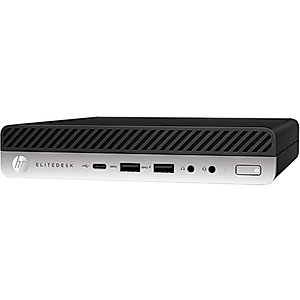 2019 HP EliteDesk 705 G4 Lightweight Mini Desktop Computer: AMD Quad-Core Ryzen 5 Pro 2400GE up to 3.8GHz/ 8GB DDR4 RAM/ 256GB PCIe SSD/ 802.11ac WiFi/Bluetooth 5.0/ Type-C/Windows 10 Professional, Ryzen 5 PRO 2400GE | 8GB | 256GB SSD