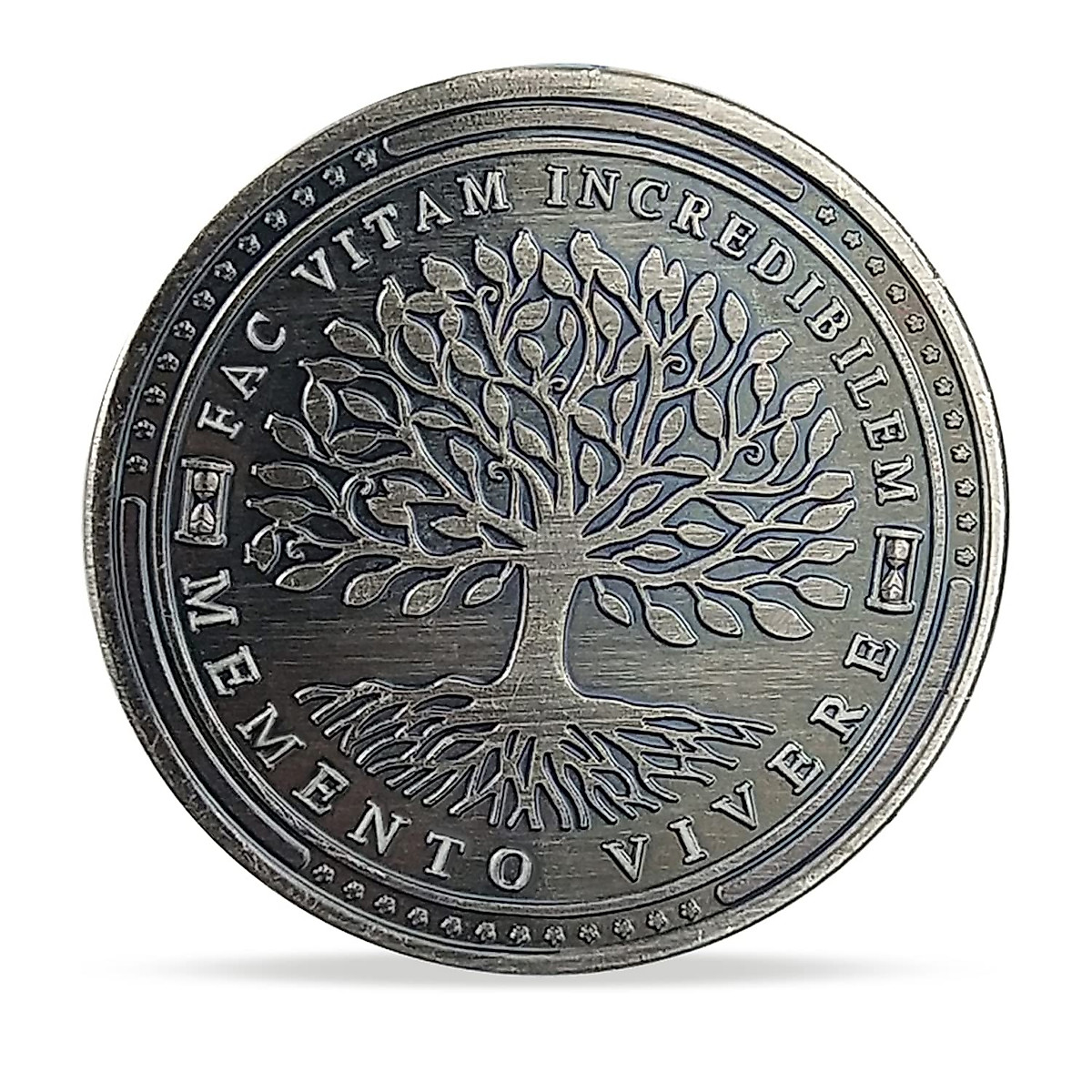 Memento Mori Memento Vivere Coin Stoic Reminder Token Skull Challenge Coin