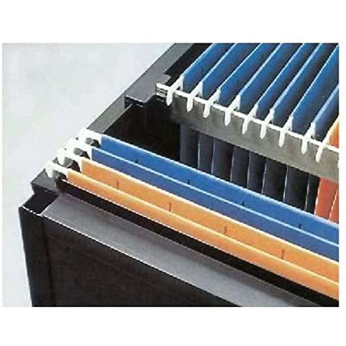 Hanging File Rail Clip (10 Pack) - File Folder Rail Clips