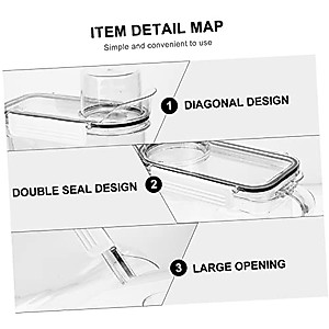 2pcs laundry storage box scent booster beads dispenser scent boosters laundry containers for soap dispensers Liquid Sub Bucket storage barrel with cover plastic