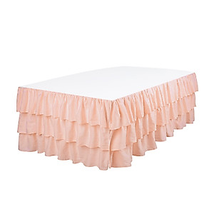 Sahaler Nursery Crib Bedding Set for Baby Girls & Boys Baby Minky Blanket, Crib SheetDust Ruffle -3 Pieces Set, Grey Watercolor Birds