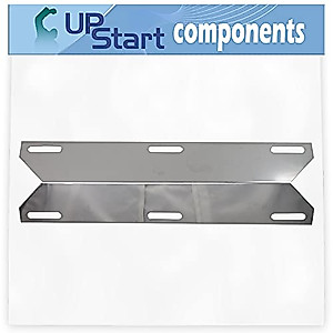 5-Pack BBQ Grill Heat Shield Plate Tent Replacement Parts for Perfect Flame 720-0522 - Old - Compatible Barbeque Stainless Steel Flame Tamer, Flavorizer Bar, Vaporizer Bar, Burner Cover 15"