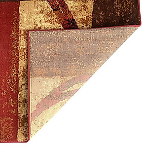 Rugs.com Cafe Collection Rug – 8' x 10' Multi Medium Rug Perfect for Living Rooms, Large Dining Rooms, Open Floorplans