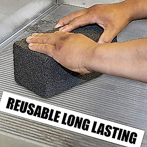 Armonik Grill Cleaning Brick - Bloque de limpieza de Piedra de pómez ecológica sin olor. para limpieza de parrillas, para eliminar el oxido y la grasa.