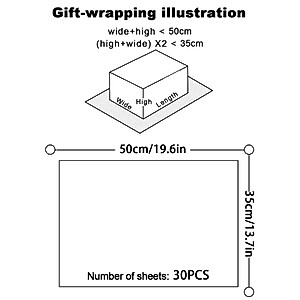 KINBOM 30Pcs 14x20inch Golden Butterfly Tissue Paper Sheets, Gold Wrapping Tissue Paper Bulk for Packaging for Christmas Wedding Birthday Party Baby Showers DIY Crafts Arts (White Background)